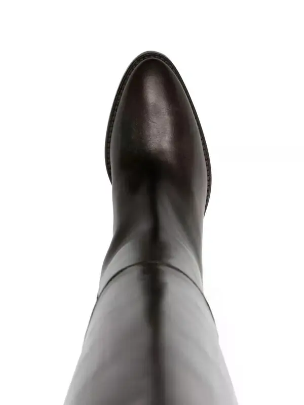 P.a.r.o.s.h Knee-high Leather Boots - Brown