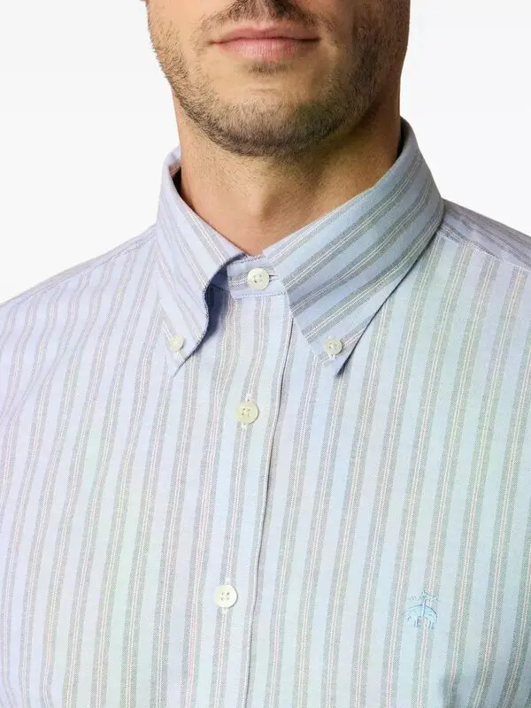 Brooks Brothers Striped-pattern Shirt - Blue