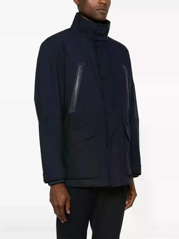 BOSS Padded Jacket With Logo Patch