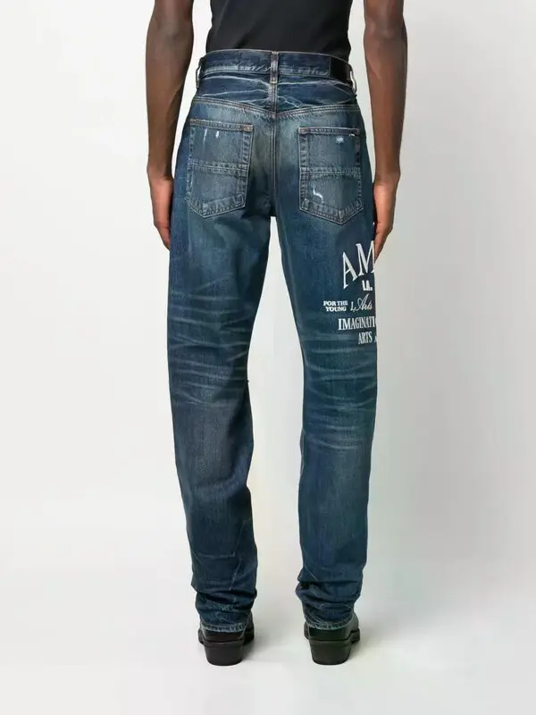 Amiri Arts District Straight-leg Jeans