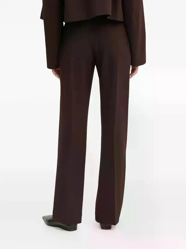 AERON Pinstripe Ring-detail Trousers