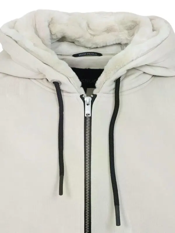 Moose Knuckles Zip-up Cotton Hoodie