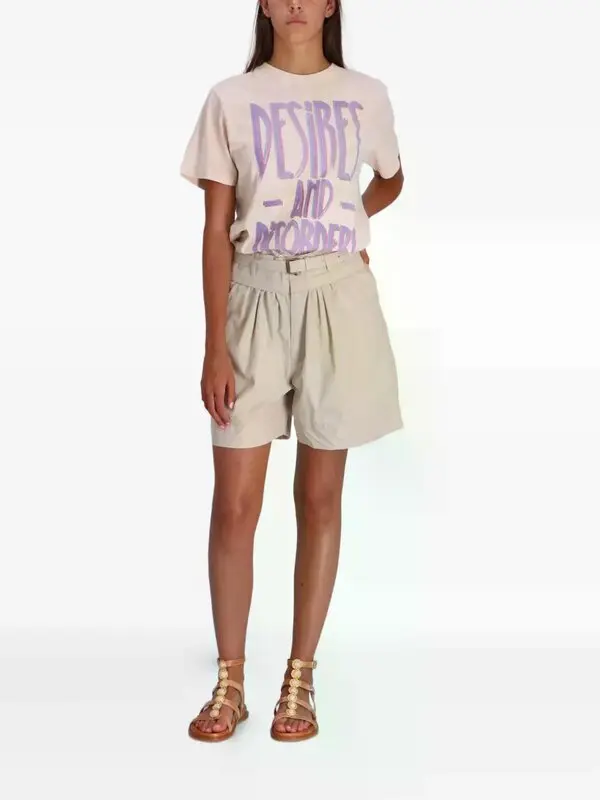 Isabel Marant Étoile Cotton T-shirt - Neutrals