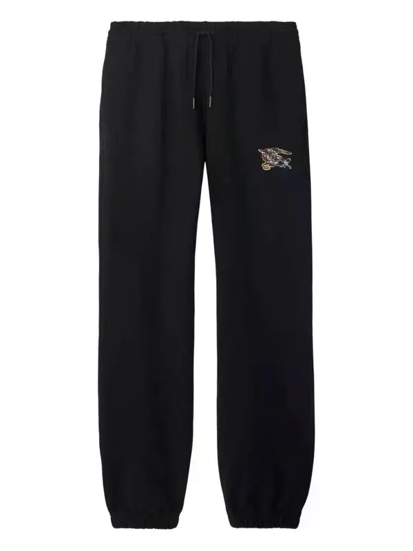 Burberry Cotton Sweatpants With Embroidered Logo