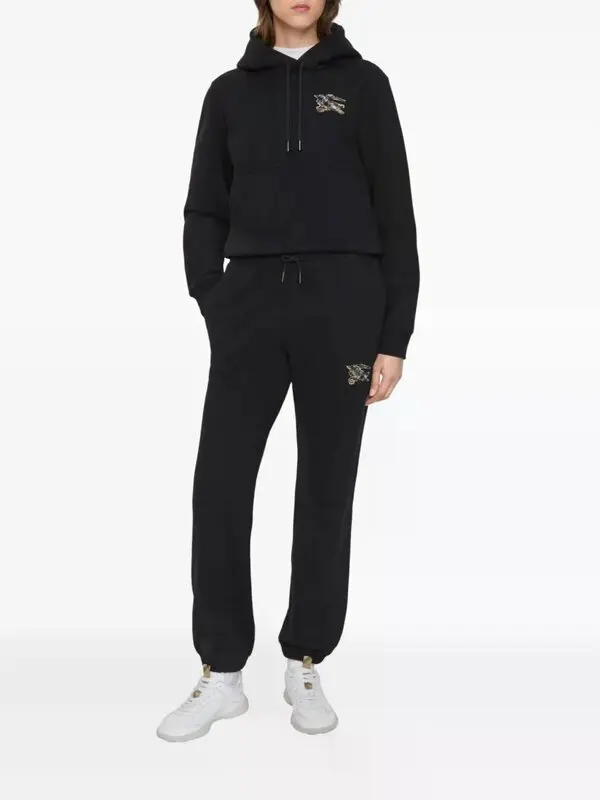 Burberry Cotton Sweatpants With Embroidered Logo