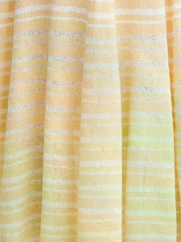 AERON Striped Midi Skirt