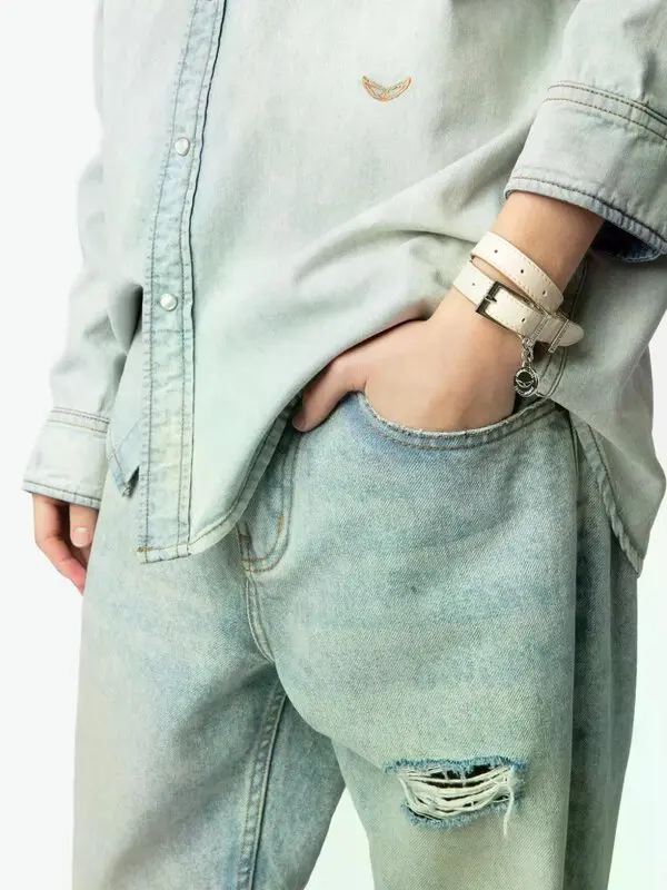 Zadig&Voltaire Sunny Double Leather Bracelet With Charm