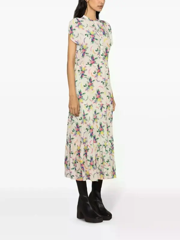 Zadig&Voltaire Soft Bouquet" Floral Print Midi Dress
