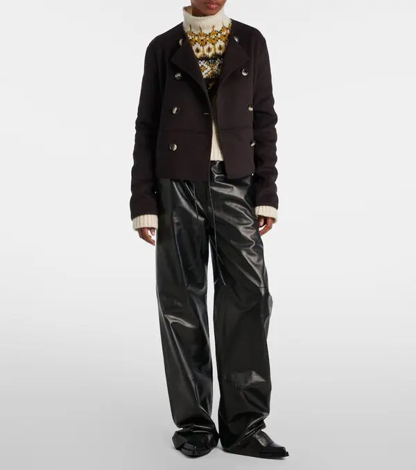 Proenza Schouler Double-breasted Wool-blend Jacket