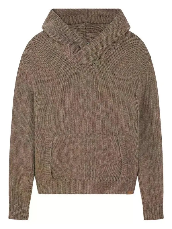 Paul & Shark Hooded Sweater With Front Pocket