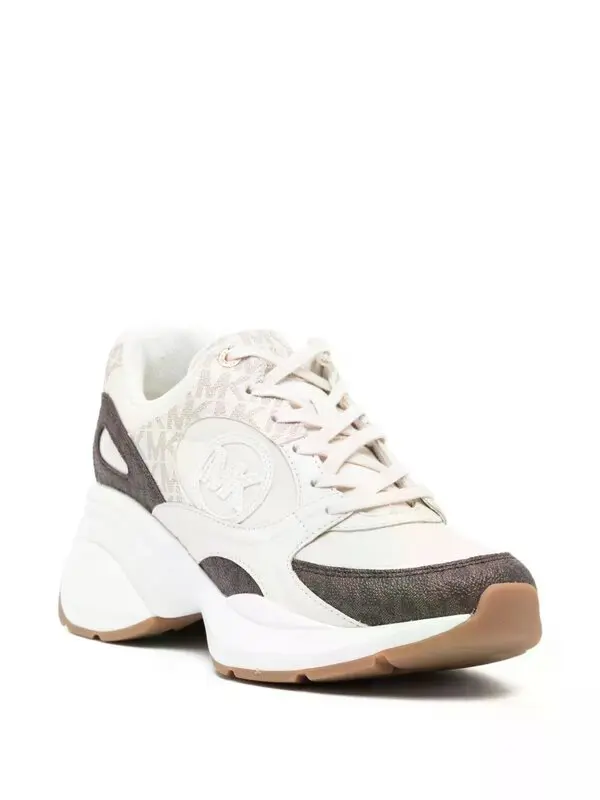 Michael Kors Zuma Lace-up Sneakers - Neutrals