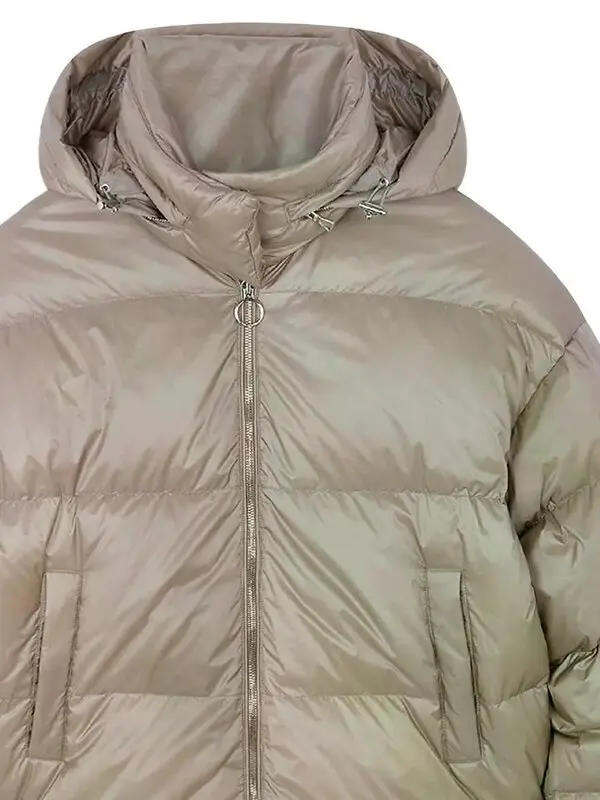 Paul & Shark Hooded Down Jacket With Zip Fastening - Neutrals