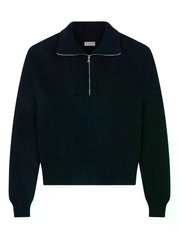 Paul & Shark Ribbed Half-zip Sweater