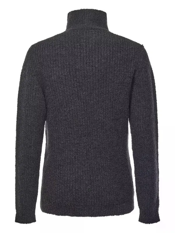 Dolce & Gabbana High Neck Zip-up Sweater