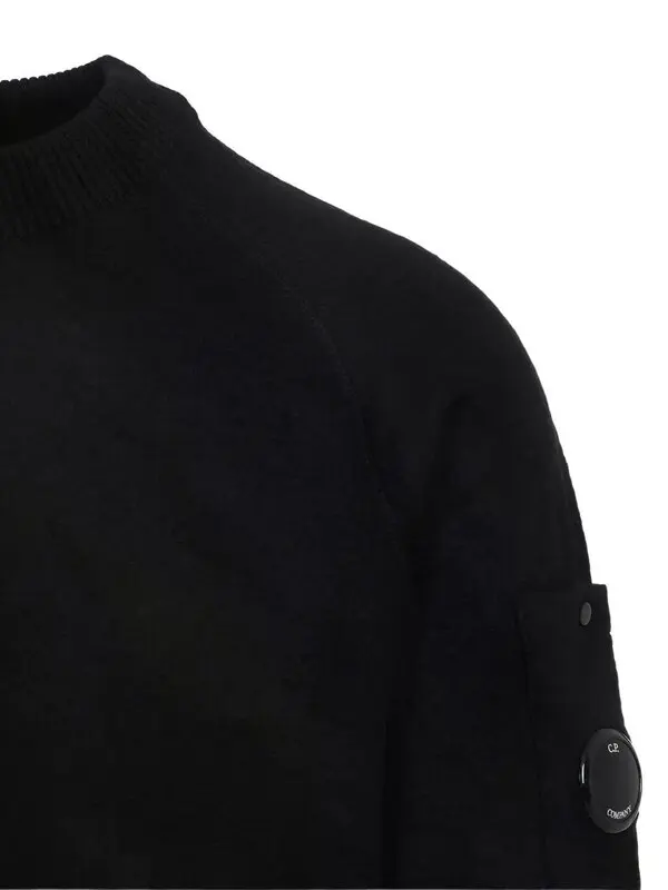 C.P. COMPANY Wool-blend Sweater With Lens Pocket