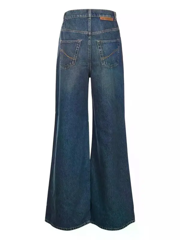 Stella McCartney Logo Patch Jeans - Blue