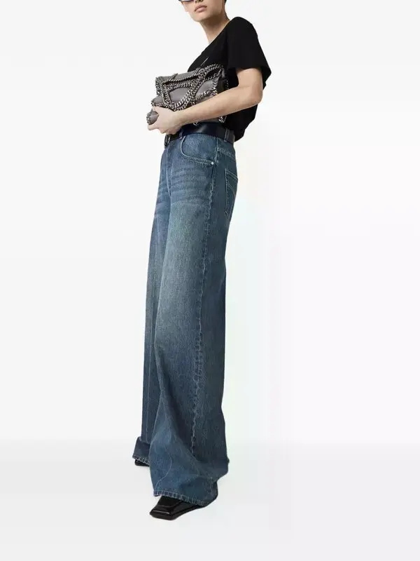 Stella McCartney Logo Patch Jeans - Blue