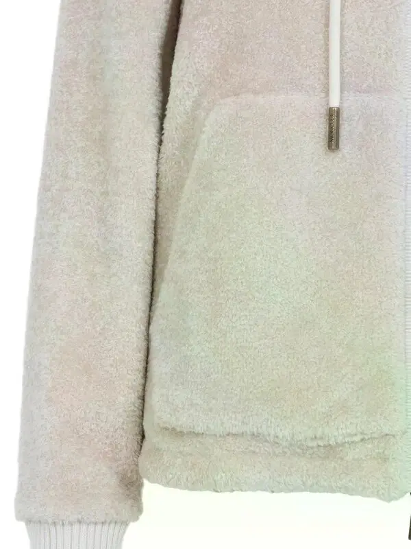 Moncler Zip-up Fleece Hooded Jacket