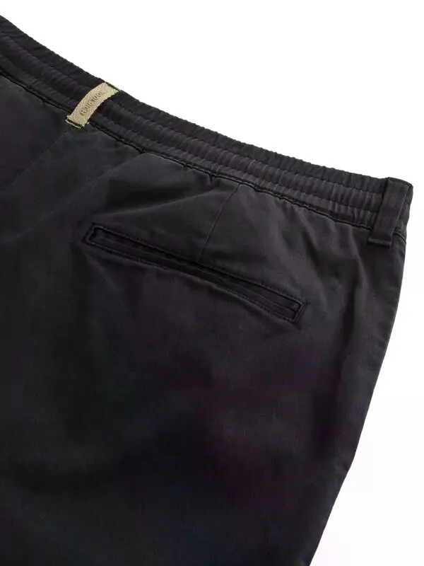 Woolrich Pleated Trousers With Drawstring - Black