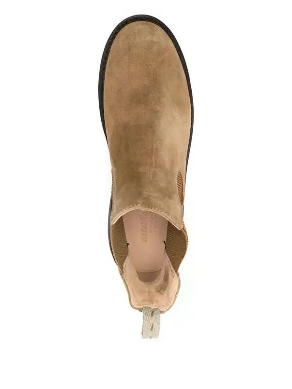 ASTORFLEX Elastic Panel Suede Chelsea Boots - Neutrals