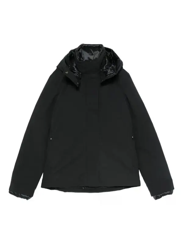 SAVE THE DUCK Hooded Puffer Jacket - Black