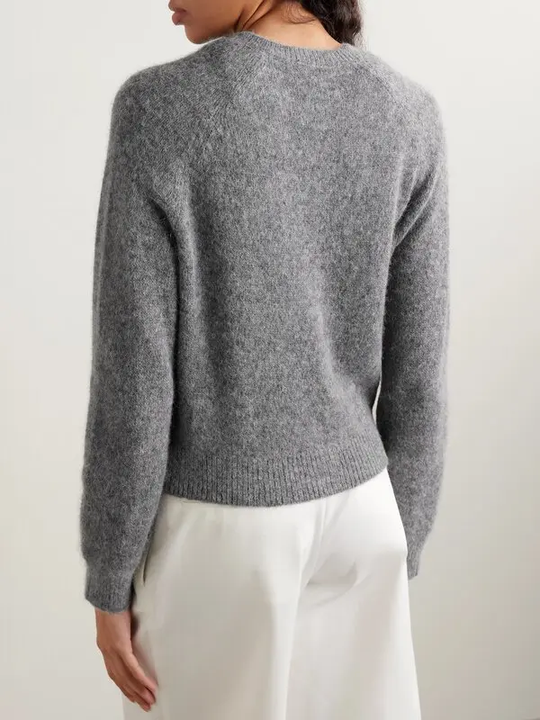 DÔEN Petra Knitted Cardigan - Gray