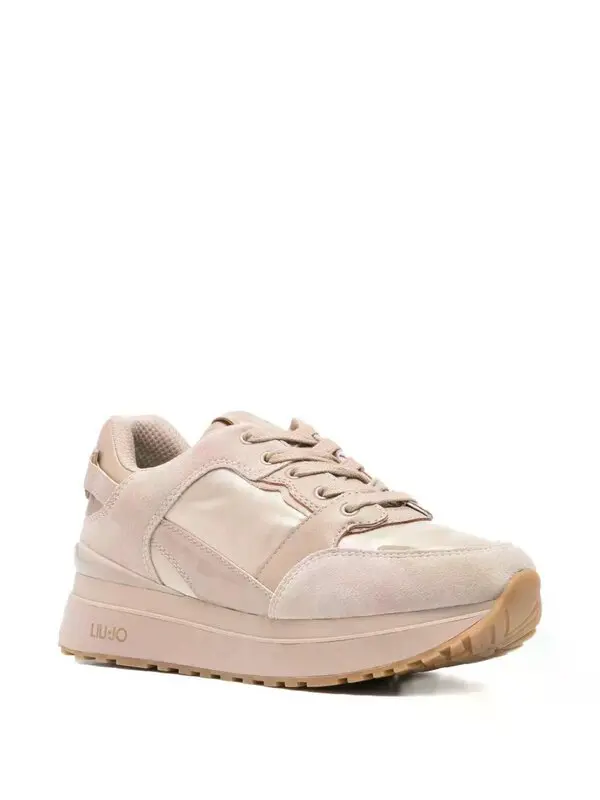 Liu Jo Panelled Lace-up Sneakers - Neutrals