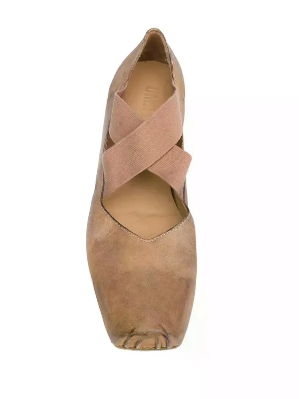 UMA WANG Ballerina Flats With Block Heel