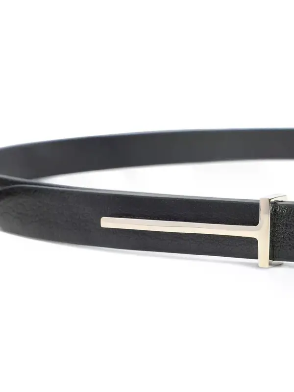 TOM FORD T-bar Leather Belt