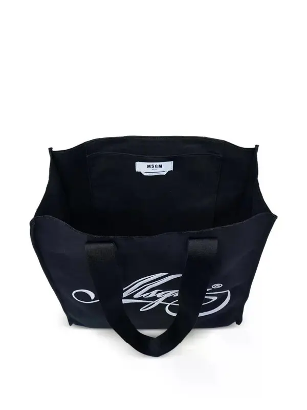 MSGM Logo Print Tote Bag