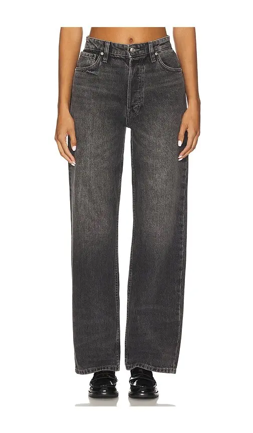 EB DENIM Sofia High Rise Relaxed Jean - Black