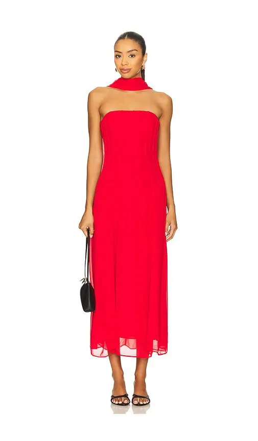 House Of Harlow 1960 X Revolve Nikki Midi Dress - Red
