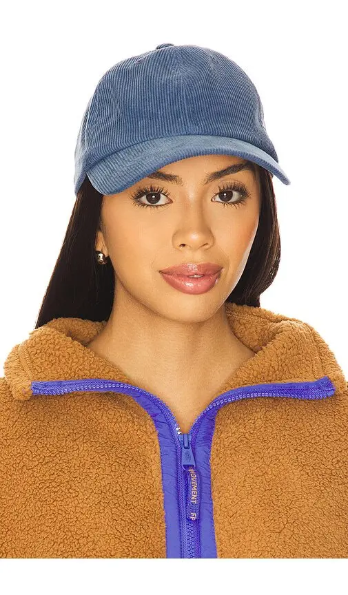 Hat Attack Cord Cap - Blue