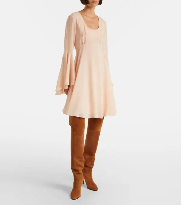 Chloé Eve 85 Suede Over-the-knee Boots - Brown