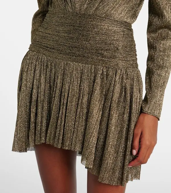 Isabel Marant Étoile Eloise Asymmetric Embellished Miniskirt