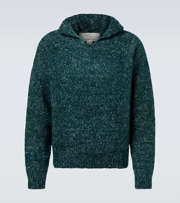 ERL Alpaca, Wool, And Cotton-blend Knit Sweater