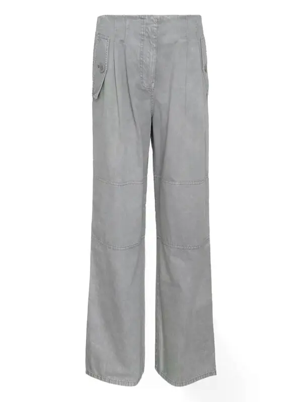 Ulla Johnson Casey Pleated Pocket Trousers - Grey