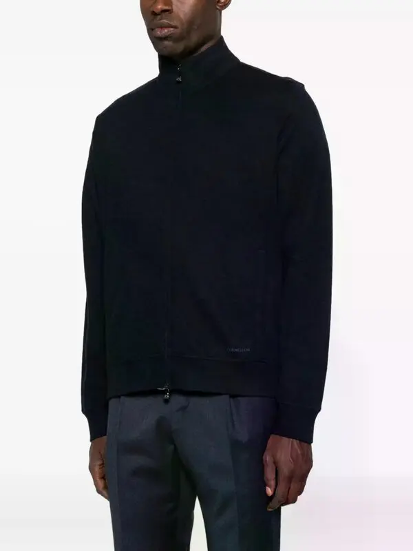 Corneliani Zip-front Knitted Cardigan