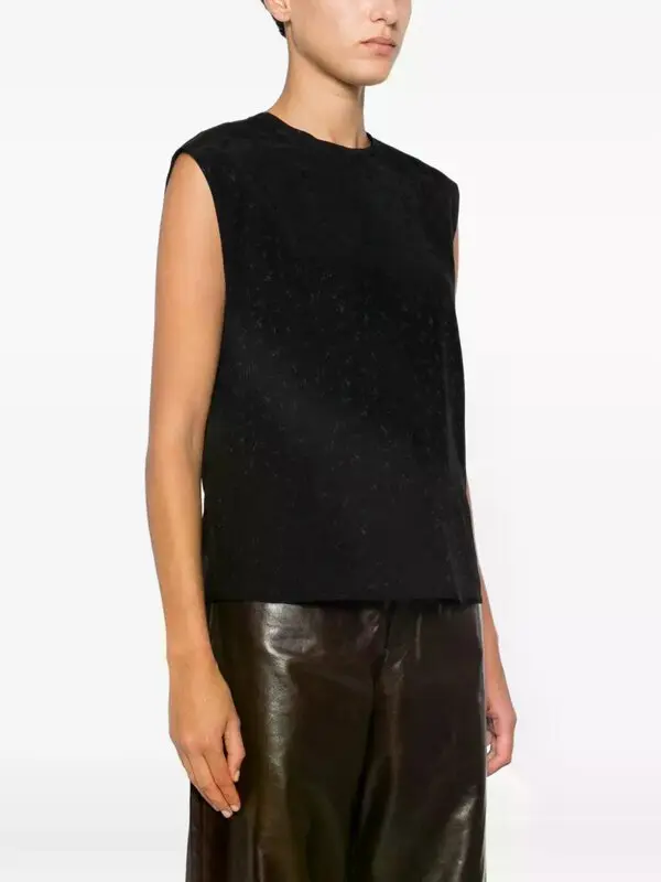 Pinko Jacquard Sleeveless Top