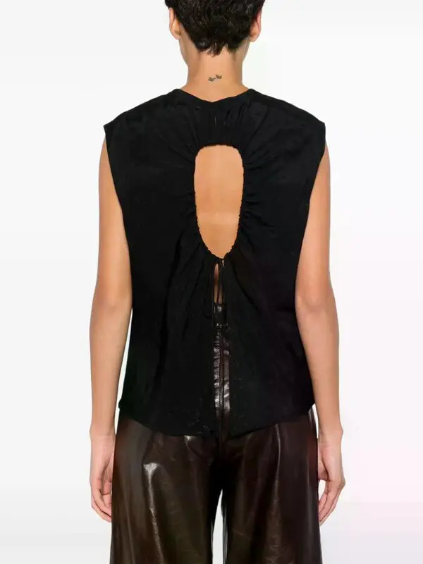 Pinko Jacquard Sleeveless Top