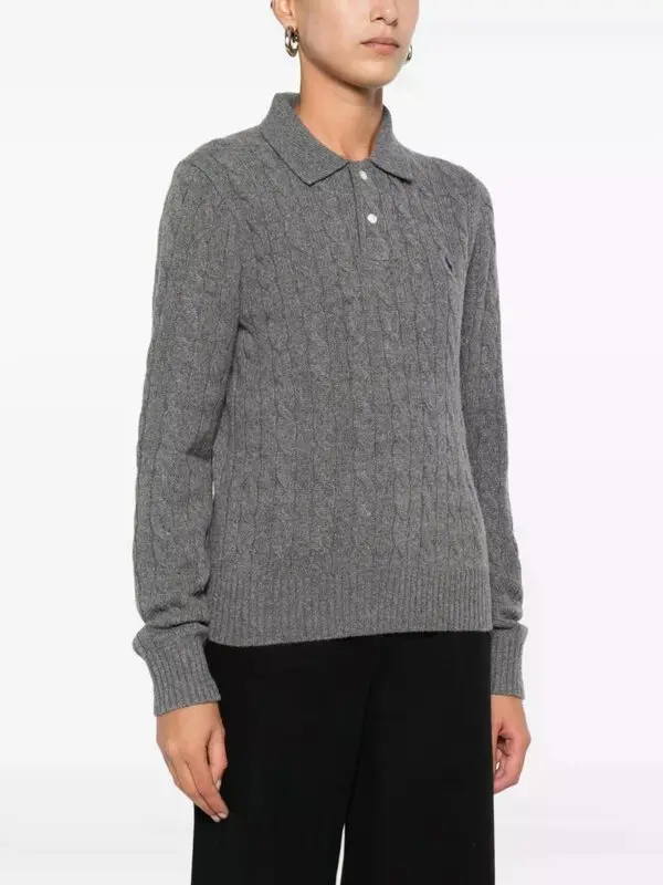 Polo Ralph Lauren Cable Knit Polo Sweater