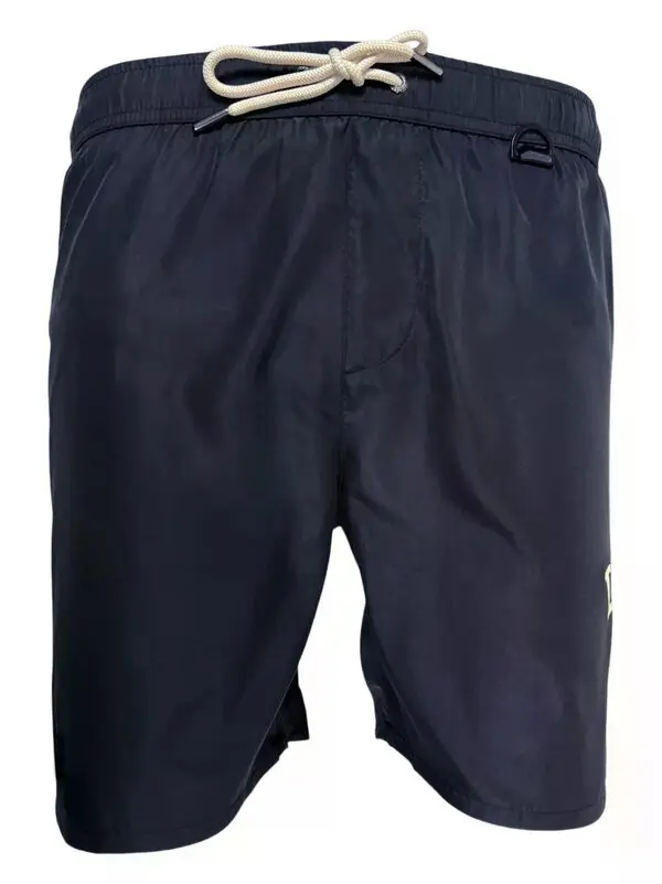 Iceberg Logo-detailing Swim Shorts - Black