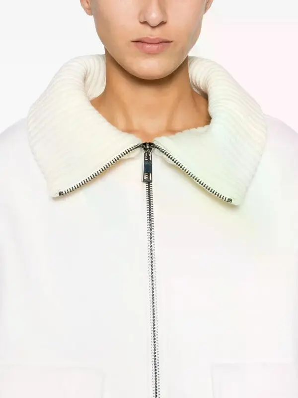 P.a.r.o.s.h Zip-front Textured Jacket