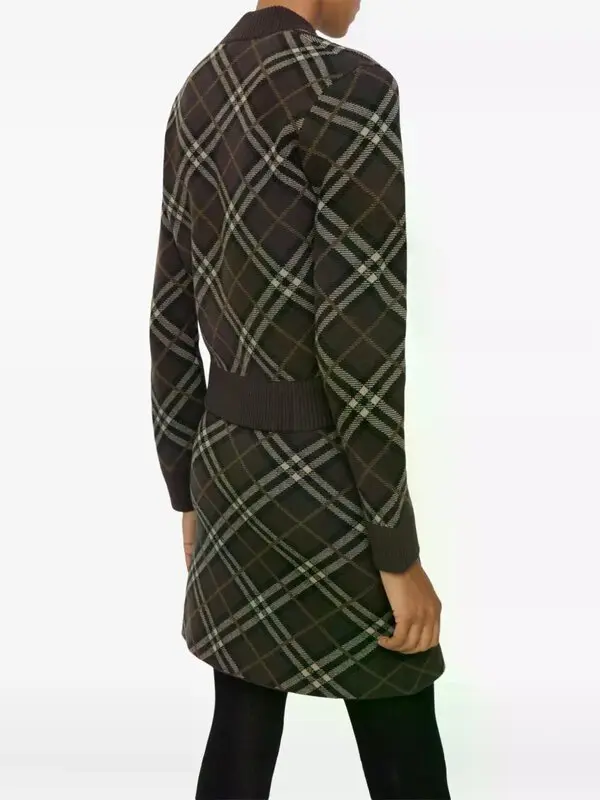 Burberry Check Zip-up Bomber Jacket