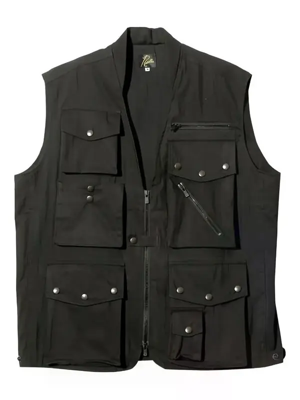 Needles Multi-pocket Zip-up Vest