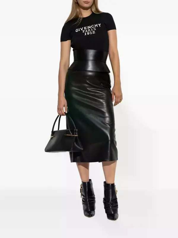 Givenchy Ribbed Cropped T-shirt