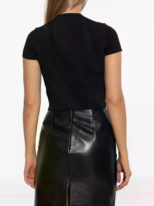 Givenchy Ribbed Cropped T-shirt
