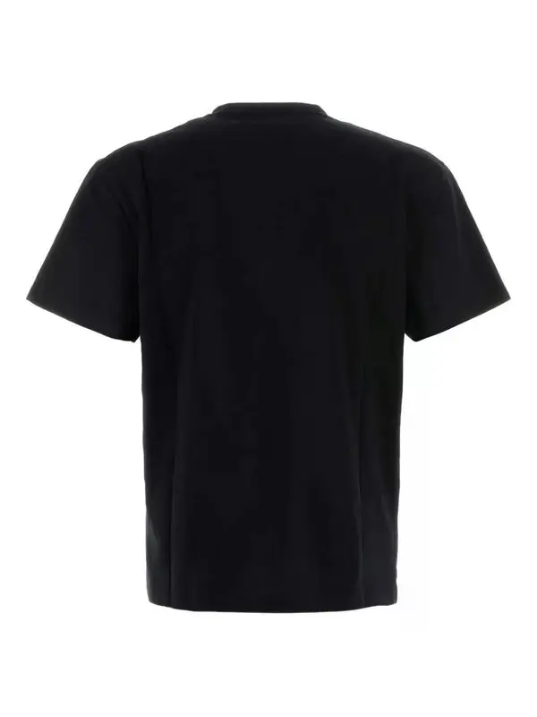 Alexander McQueen Cotton T-shirt With Logo Detail - Black