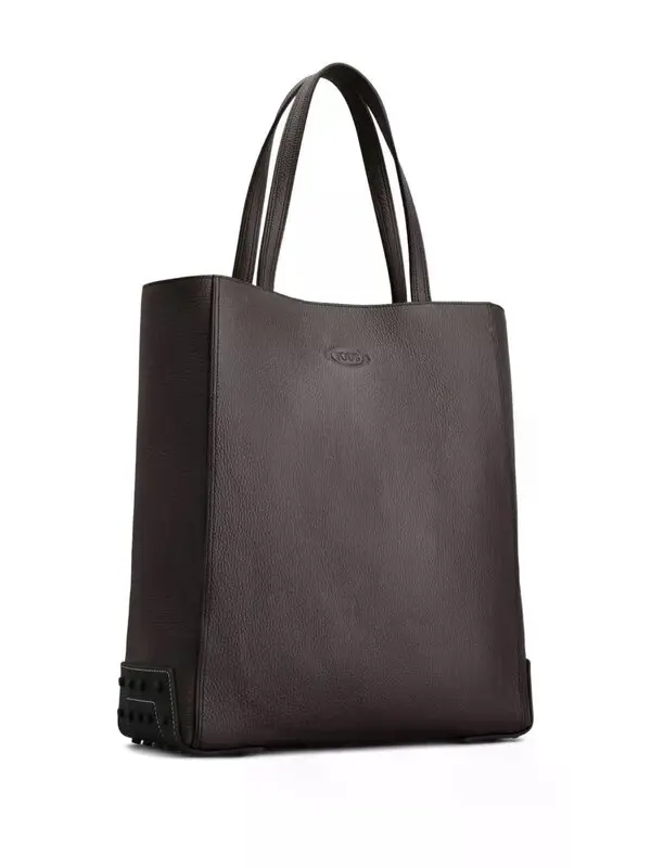 TOD'S Pebble-grain Tote Bag With Gommini Detailing