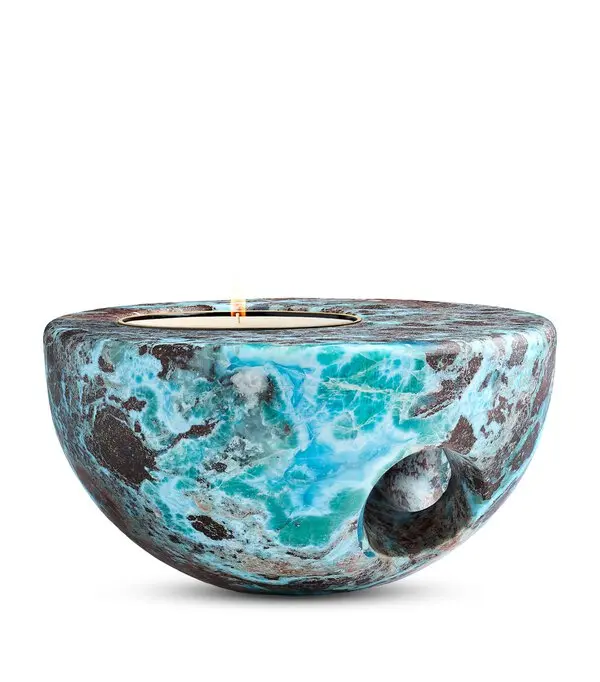 MARCHANTA Mini Larimar Candle - Blue
